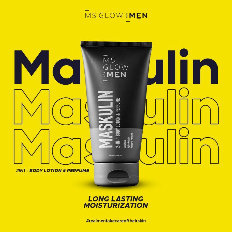 Jual MASKULIN Ms Glow Men / For Men Lotion Parfume | Shopee Indonesia