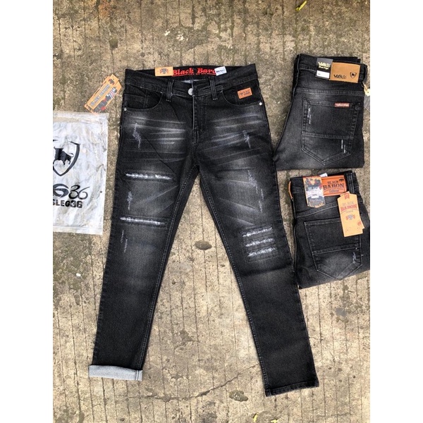Jual Celana panjang jeans robek robek terbaru/celana panjang jeans ...