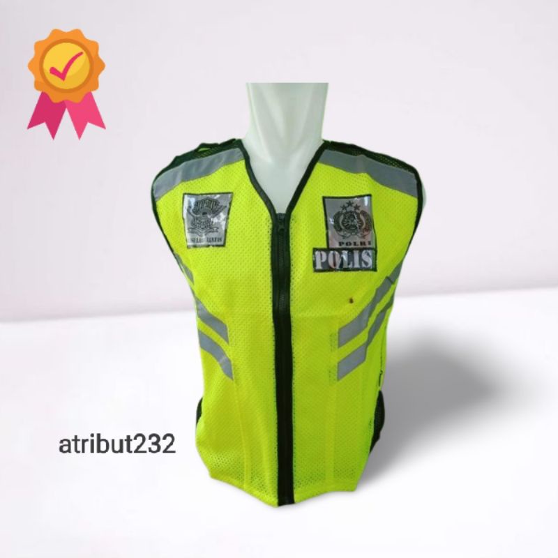 Jual Rompi Polantas Polisi Polri Jala Tipis Korea Premium Murah ...