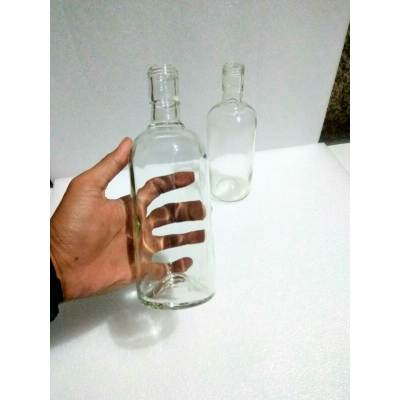 Jual botol polos bening ukuran 500ml botol cupang aquarium soliter ...