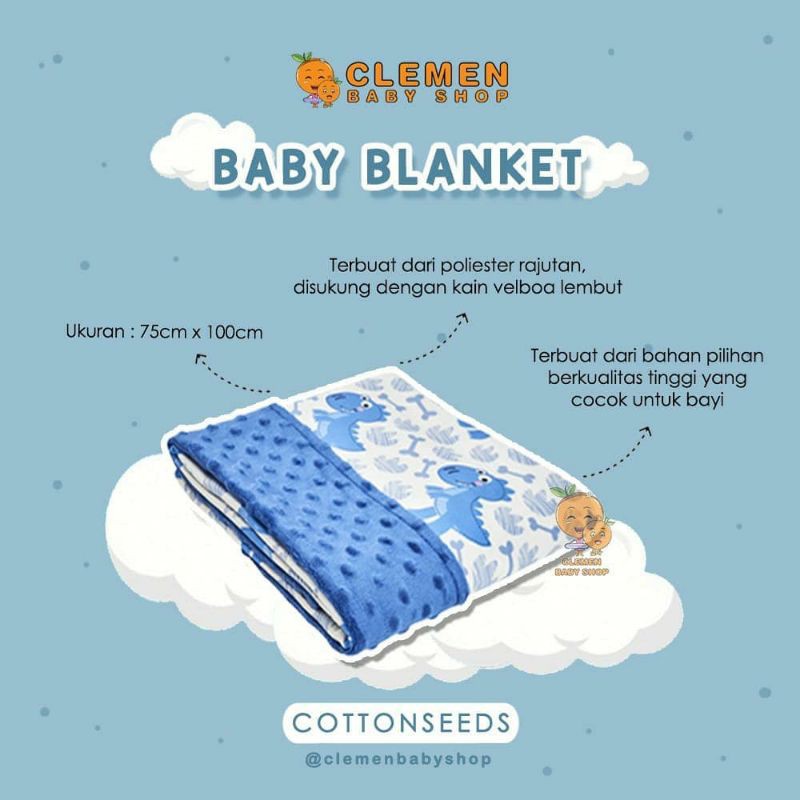 Jual Cottonseeds Premium Baby Blanket (Selimut Bayi) | Shopee Indonesia