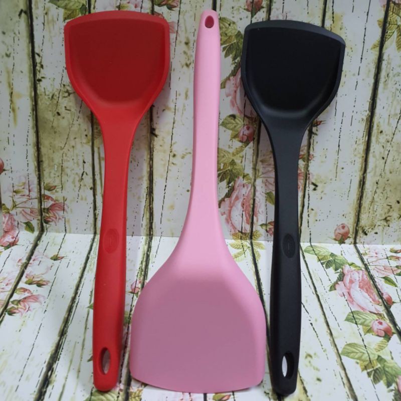 Jual sodet THICK 33 cm solet turner sutil masak tumis silicon | Shopee ...