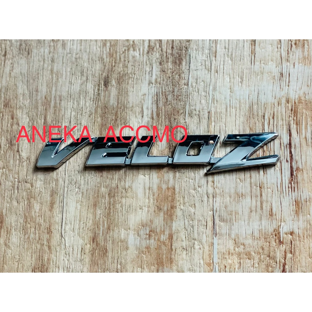 Jual Emblem Logo Tulisan Veloz Model Ori Chrome Luxury | Shopee Indonesia