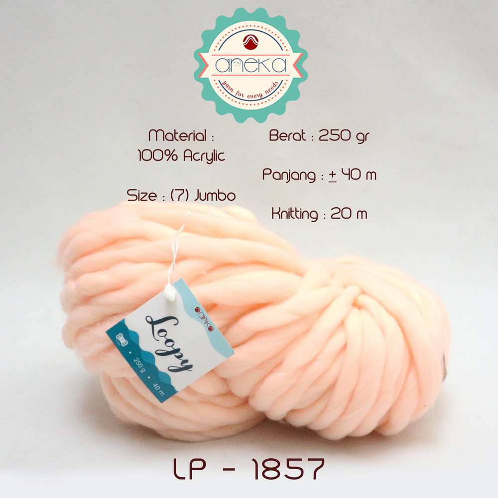 Jual ANEKA - Benang Wol / Wool Ekstra Tebal - LOOPY YARN - 1857 ...