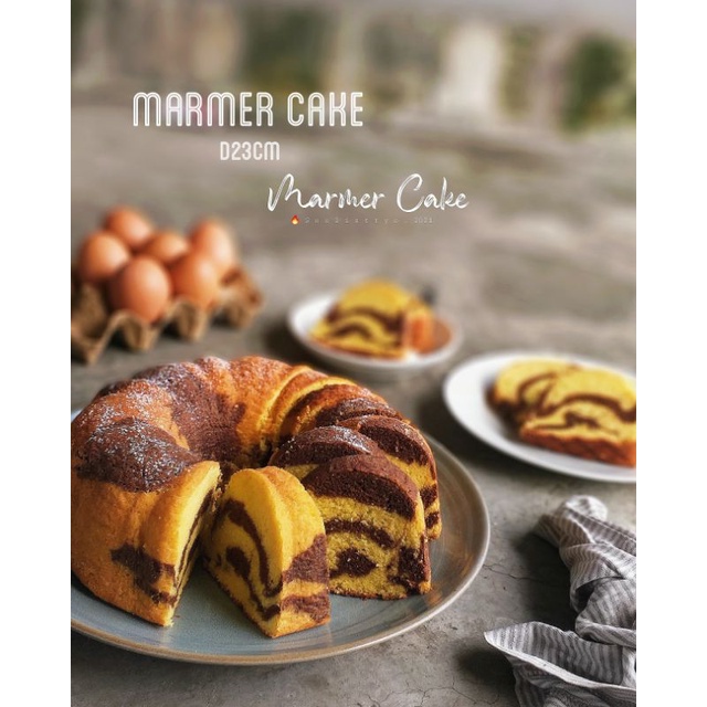 Jual MARMER CAKE/BOLU MARMER (d23cm) | Shopee Indonesia