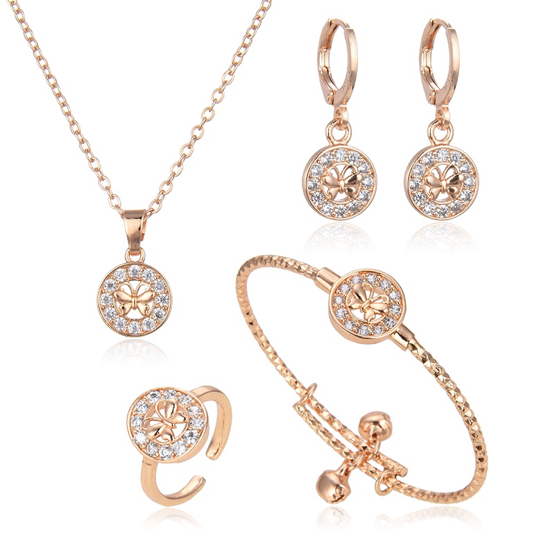 Jual HYL JEWELRY COD set perhiasan titanium anak wanita anti lapis emas ...