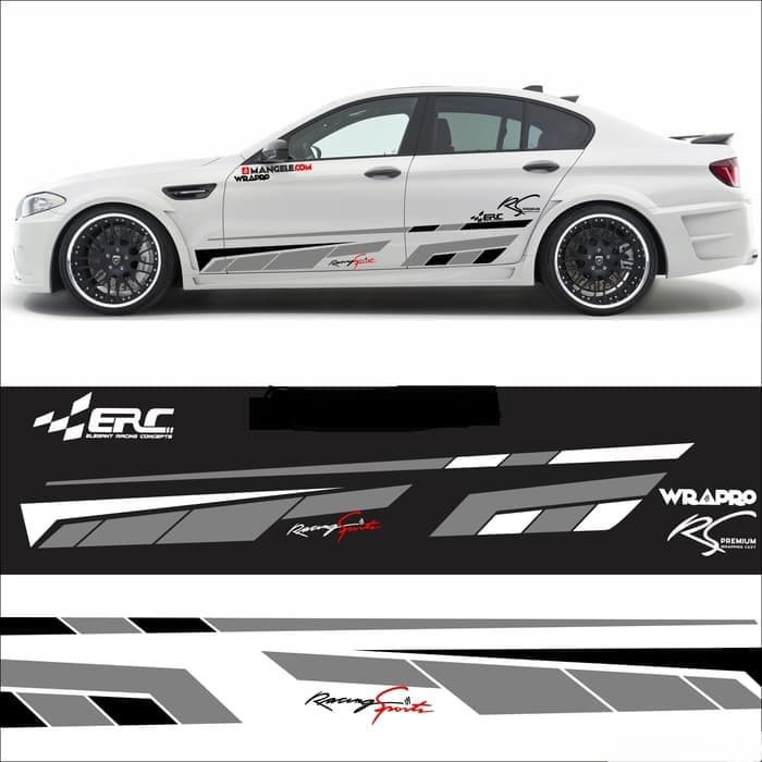 Jual Stiker mobil erc stiker racing sport cutting stiker mobil sedan ...