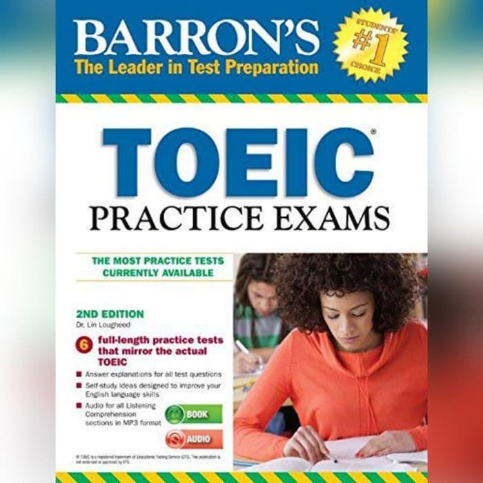 Jual Buku Barron TOEIC Practice Exams with MP3 CD, 2nd Edition | Shopee Indonesia