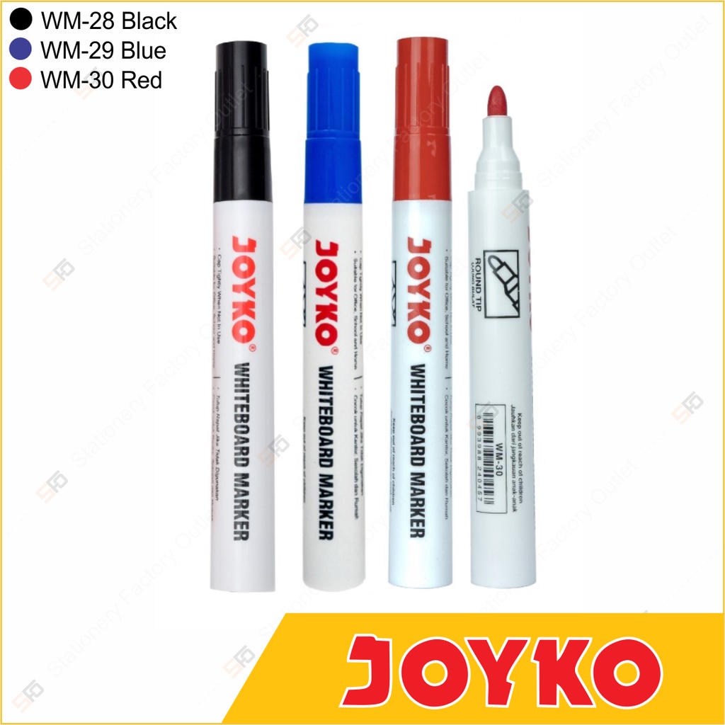Jual Spidol Papan Tulis Joyko - Whiteboard Marker WM-28 - SFO Semarang ...