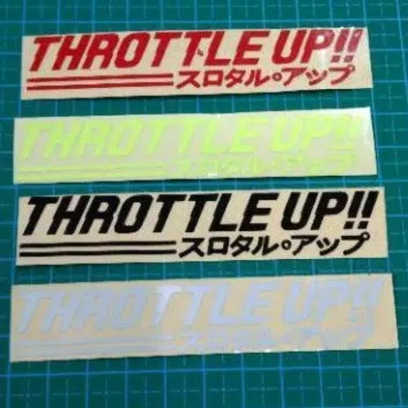 Jual sticker THROTTLE UP | Shopee Indonesia
