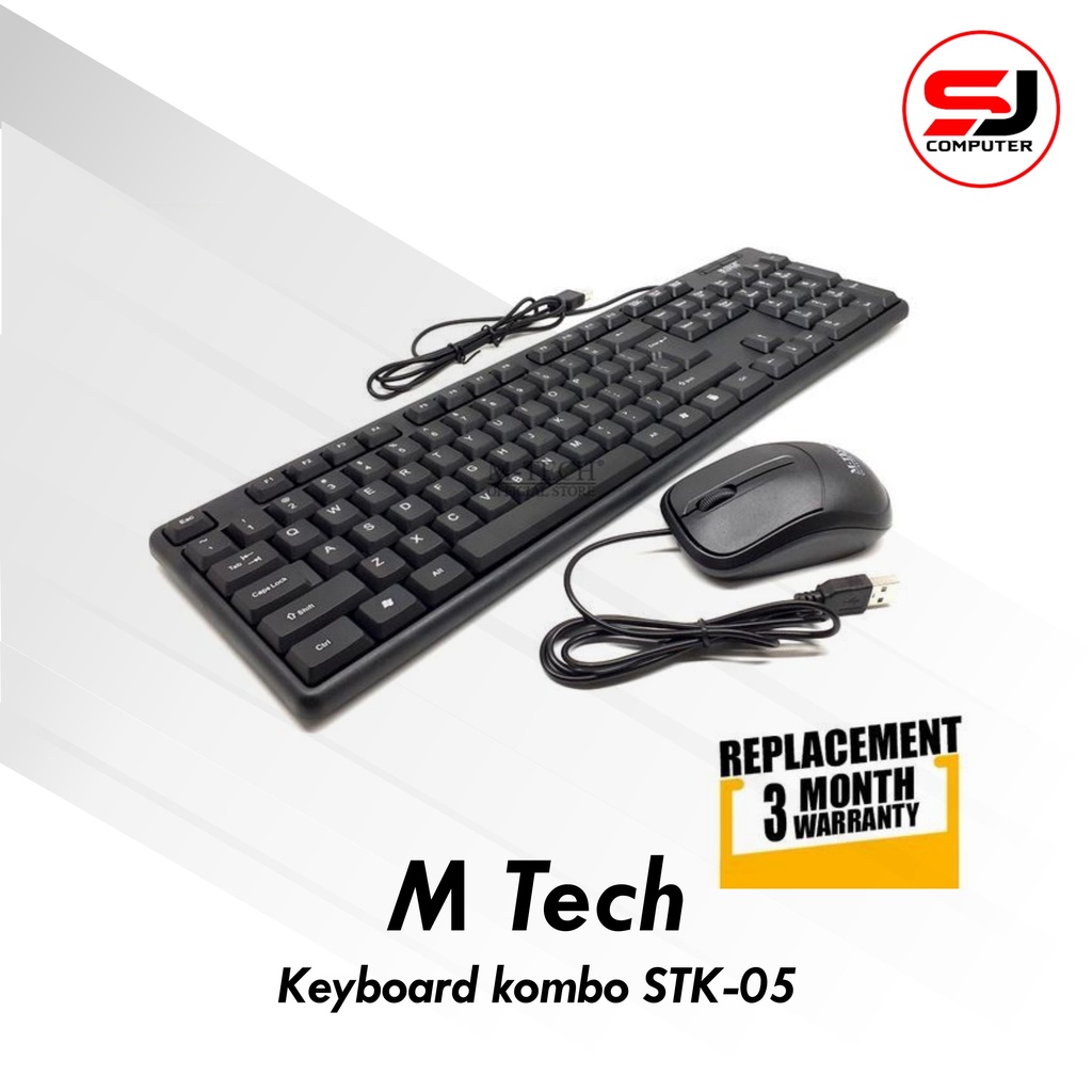 Jual M-Tech Original Keyboard Combo Mouse STK-05 STK 05 M Tech Mtech | Shopee Indonesia