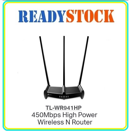 Jual TP-Link TL-WR941HP 450Mbps High Power Wireless N Router | Shopee ...