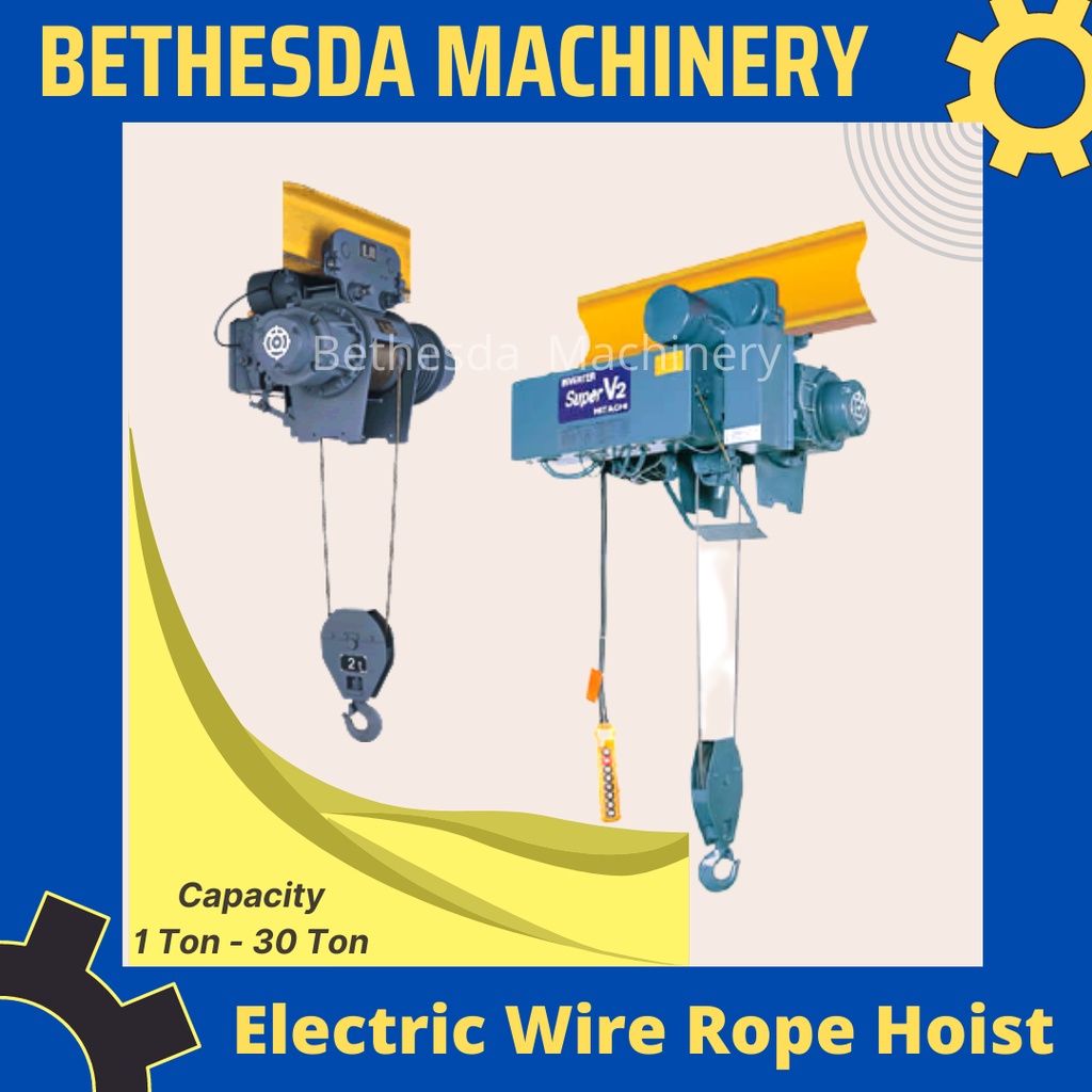 Jual Hoist Wire Rope 1 Ton x 12 Meter Hitachi V Series | Shopee Indonesia