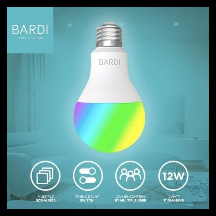 Jual BARDI Smart Light Bulb Lamp Bohlam LED WIFI RGBWW 12W 12 watt Home ...