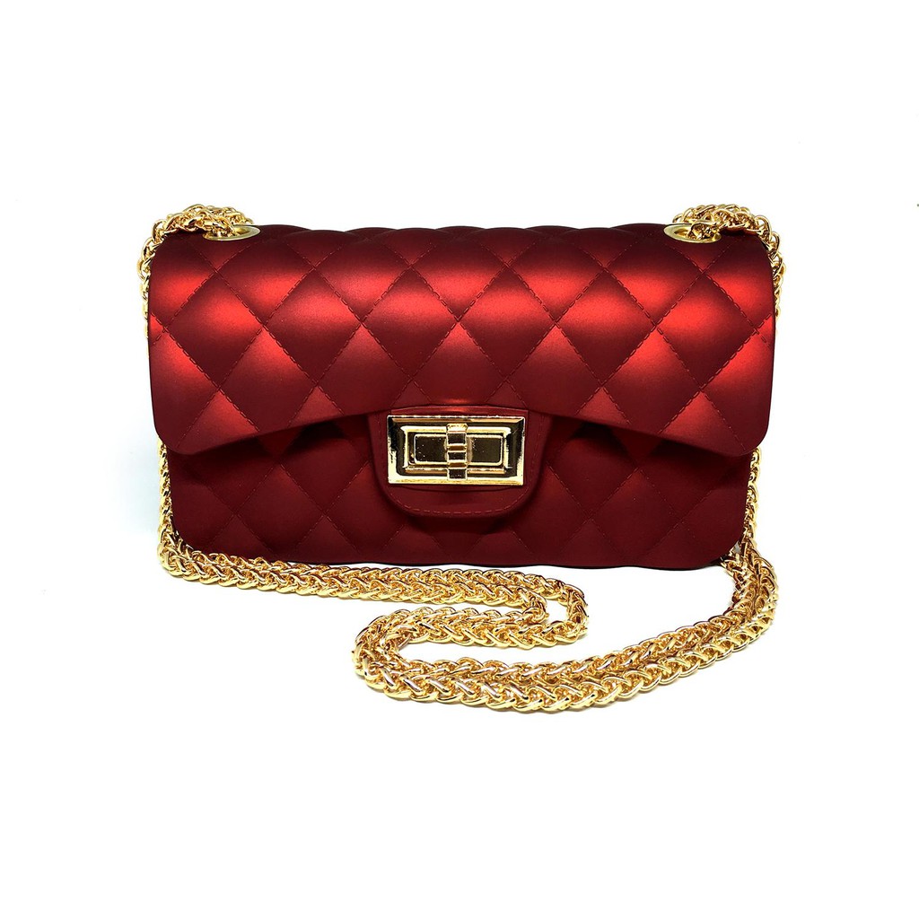 Jual Tas Chanel Classic Mini Jelly Matte Channel Import 22cm | Shopee ...