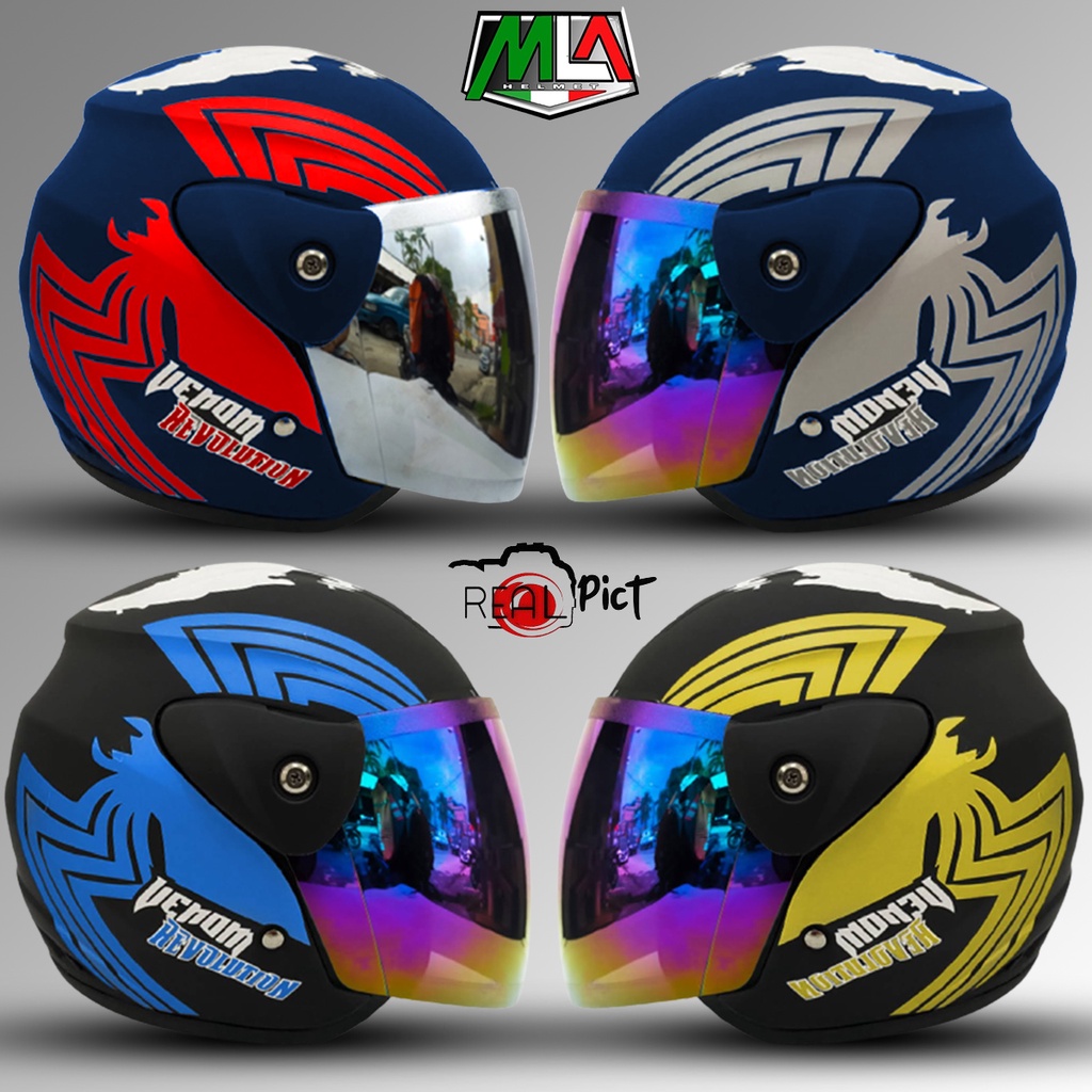 Jual Helm Motor Half Face Evo Inovation SNI Seperti Helm GM original ...