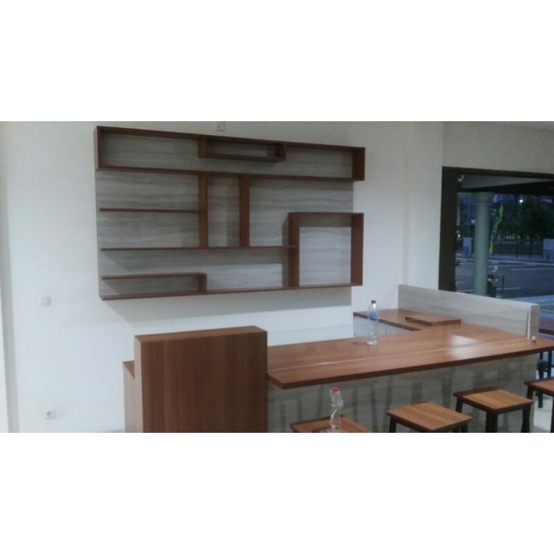 Jual Meja Counter Multiplek / Interior Cafe / Meja Barista 01 | Shopee ...