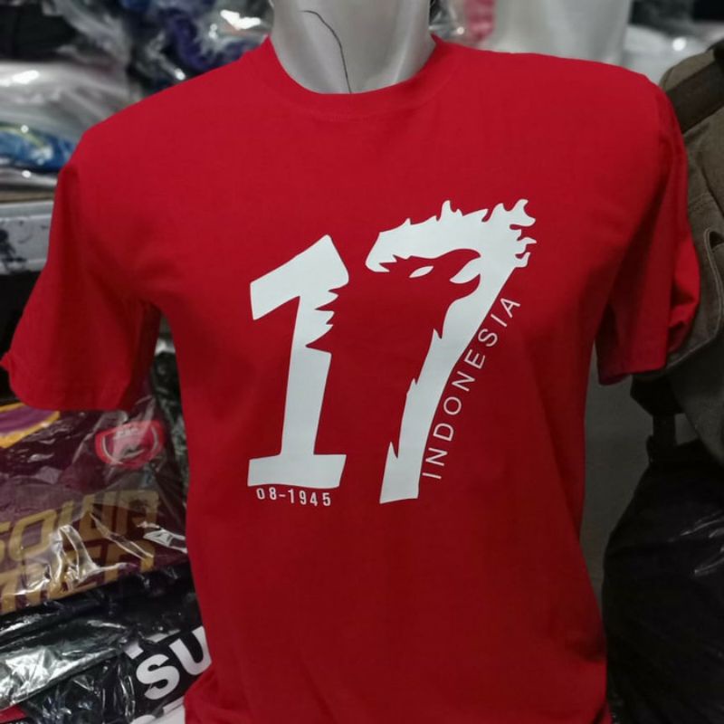 Jual Baju T-shirt Kaos Dirgahayu Kemerdekaan Republik Indonesia l kaos Hut Ri l kaos merah putih ...
