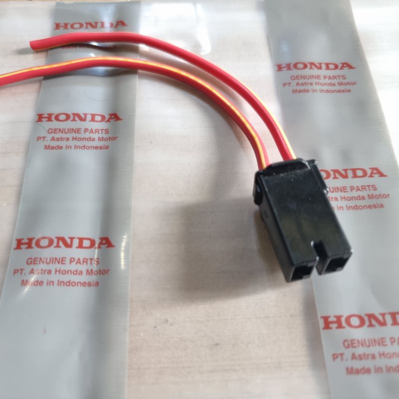 Jual Kabel soket power suplay ecu ecm acg aki pin 2 original part Honda ...