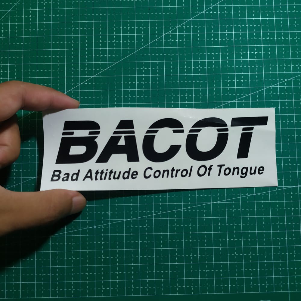 Jual STICKER BACOT I STICKER CUTTING BACOT I STICKER BACOT MOTOR ...