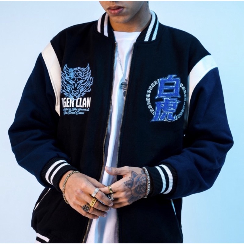 Jual Varsity Jacket FTH X EVOS ESPORT “For The Honour Tiger Clan ...
