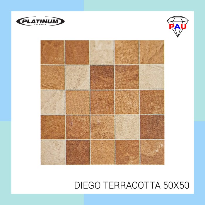 Jual Keramik Lantai PLATINUM 50x50 DIEGO - Grey | Shopee Indonesia