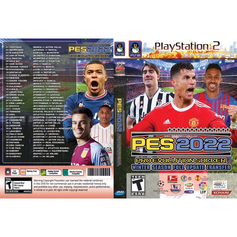 Jual KASET GAME PS2 / Playstation PES 2022 Terbaru | Shopee Indonesia