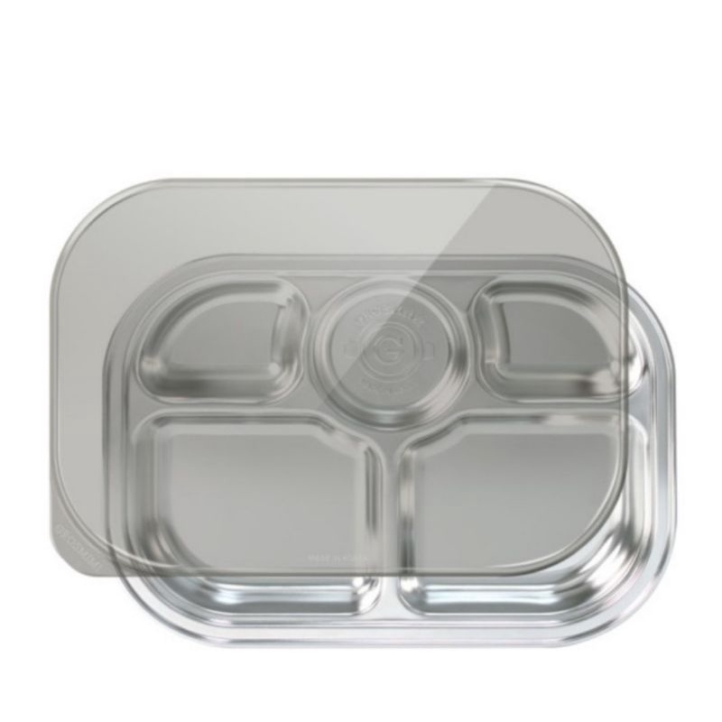 Jual Grosmimi Stainless Baby Food Tray 3 & 5 Compartment - Tempat Makan ...