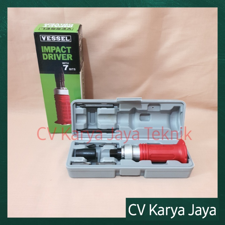 Jual Obeng Ketok Set 7 Bits Vessel / Impact Driver | Shopee Indonesia
