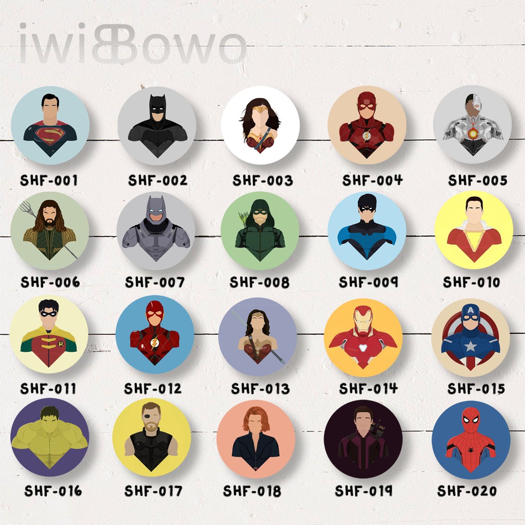 Jual Phone holder Pop Socket Griptok Superhero Flat 1 - superman ...