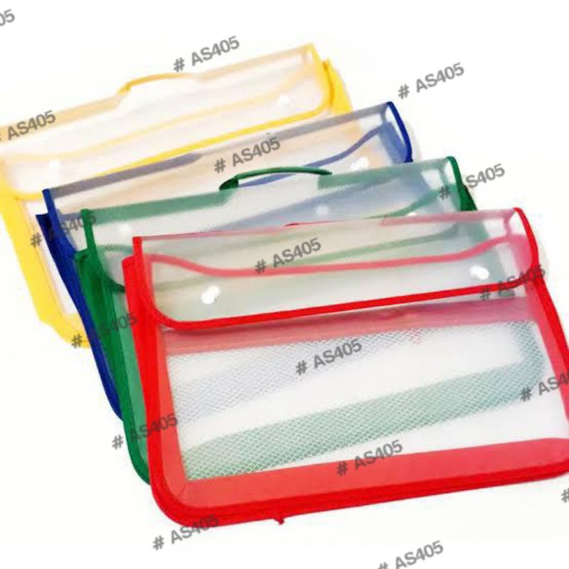 Jual Stopmap Plastik / Map Plastik Zipper Kancing Transparan | Shopee ...