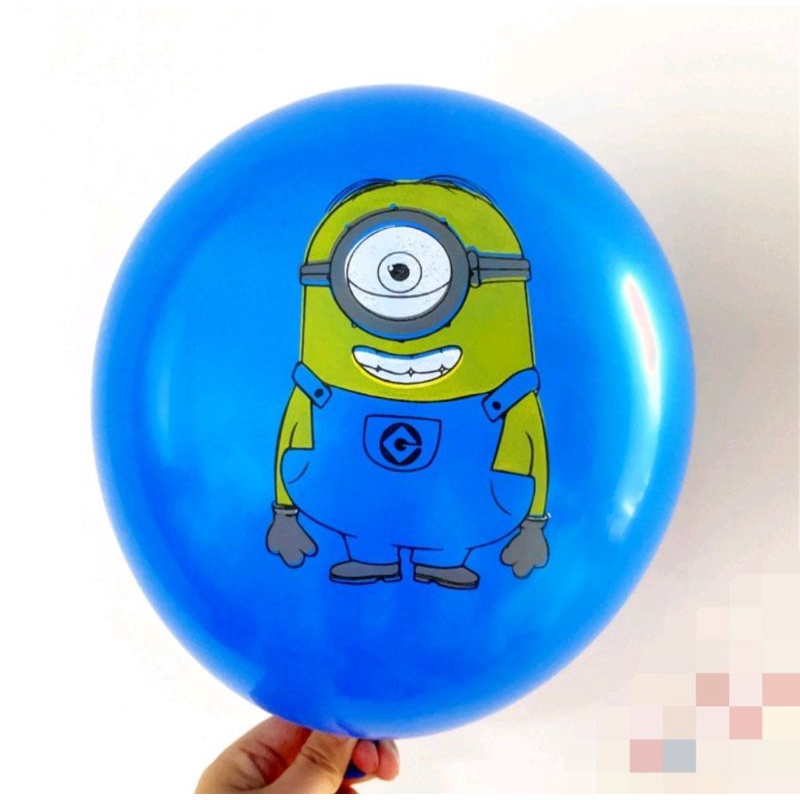 Jual balon Minions latex topper minions kertas banner | Shopee Indonesia