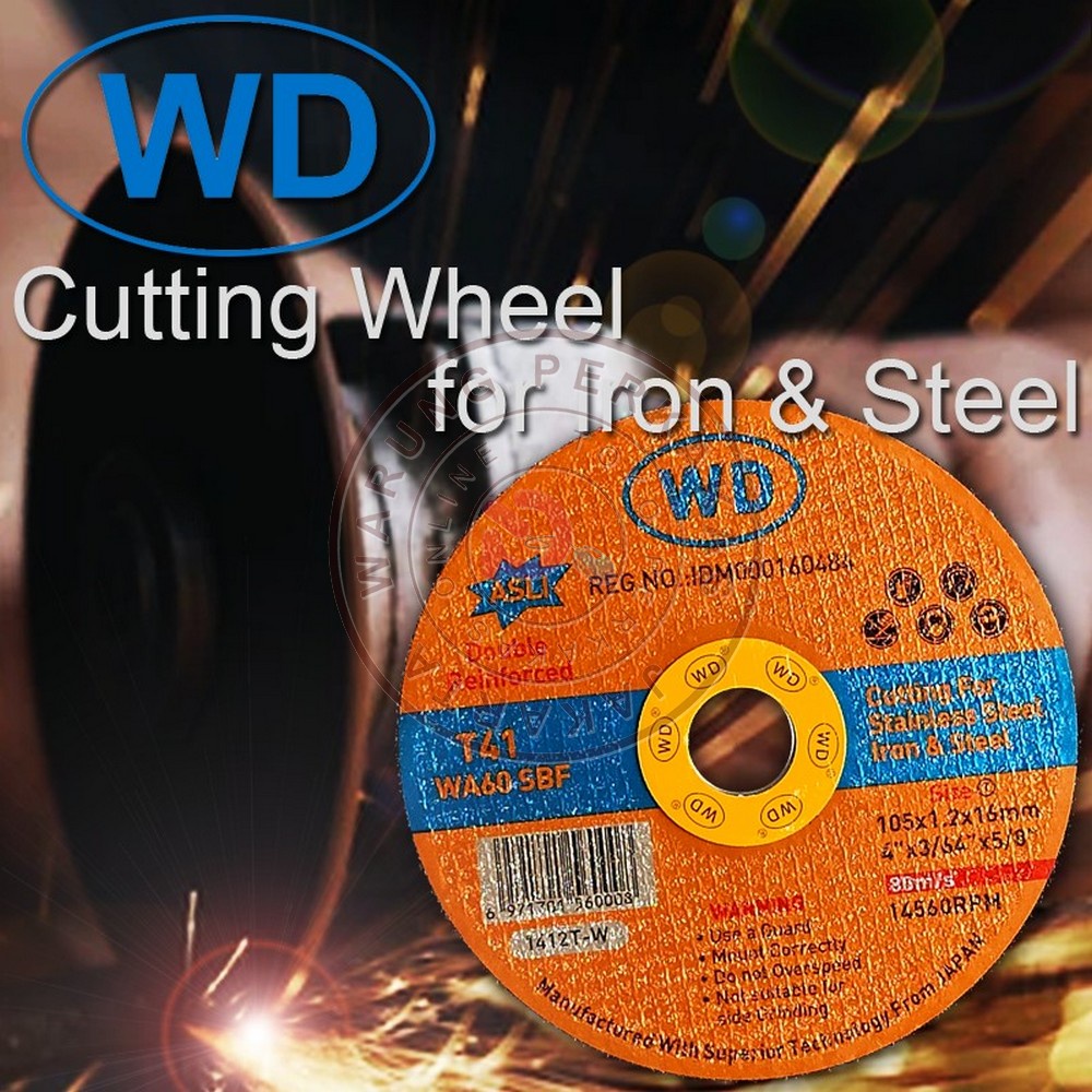 Jual 1pc Mata Potong Gurinda WD 4x1 Batu Potong WD Cutting Wheel ...