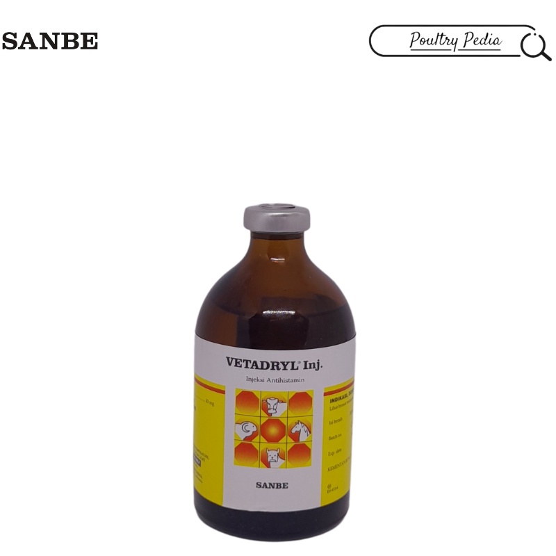 Jual VETADRYL 100 ml - Obat Anti Alergi Antiradang Antihistamin Hewan ...