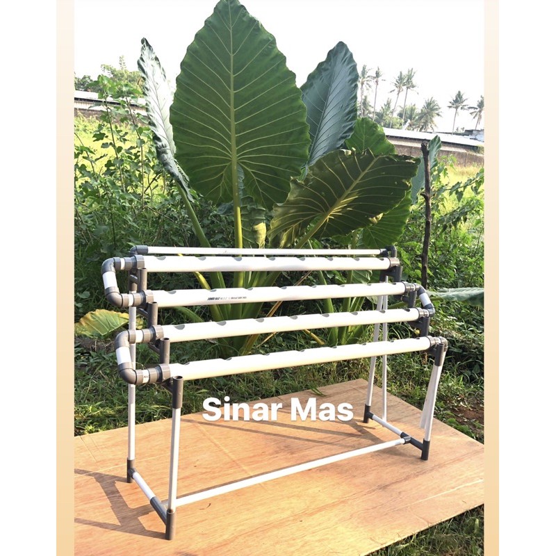 Jual Hidroponik set - hidroponic set 32 lubang non timbal | Shopee ...