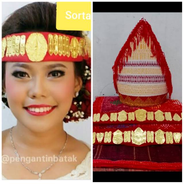 Jual Sortali ikat kepala pengantin dan sortopi (adat batak) | Shopee ...