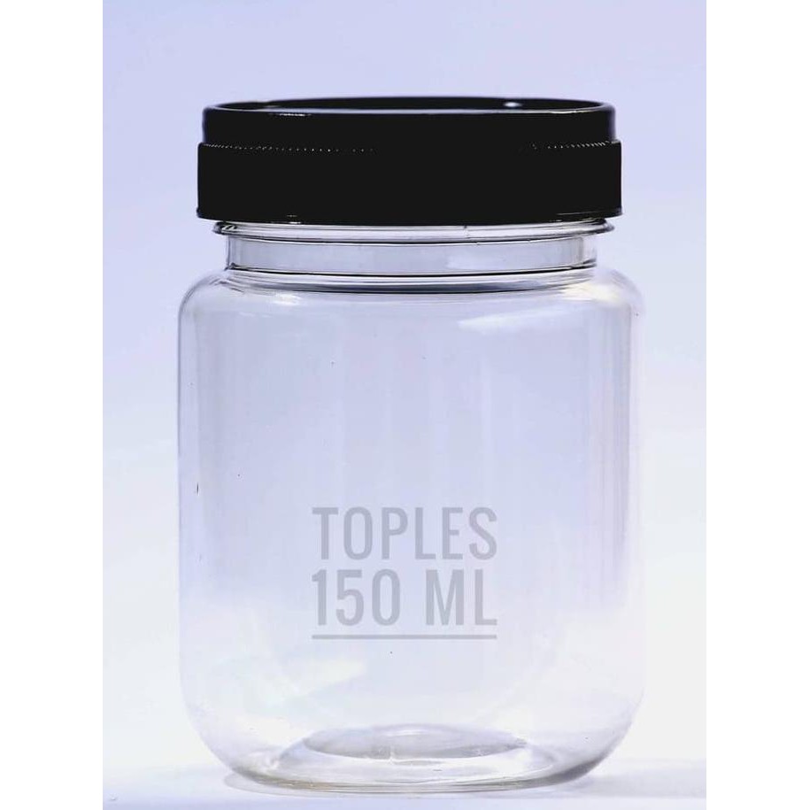 Jual BOTOL PLASTIK 150 ML-HITAM TOLES SAMBEL 150 ML UNIK/BOTOL MURAH ...