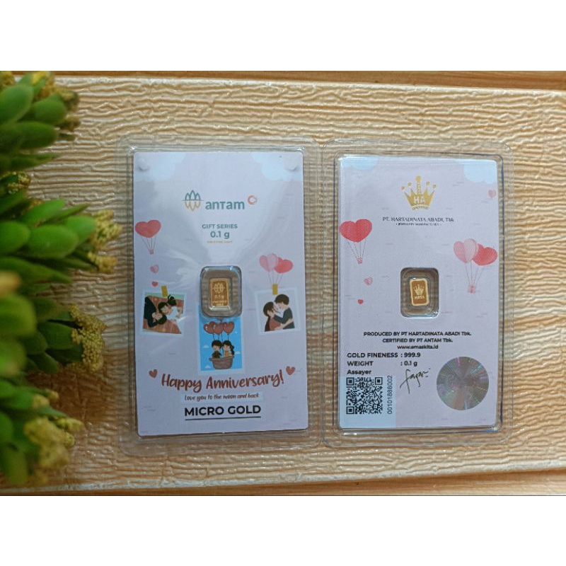 Jual emas 0.1 gram micro gold minigold emas antam emas hartadinata emas ...