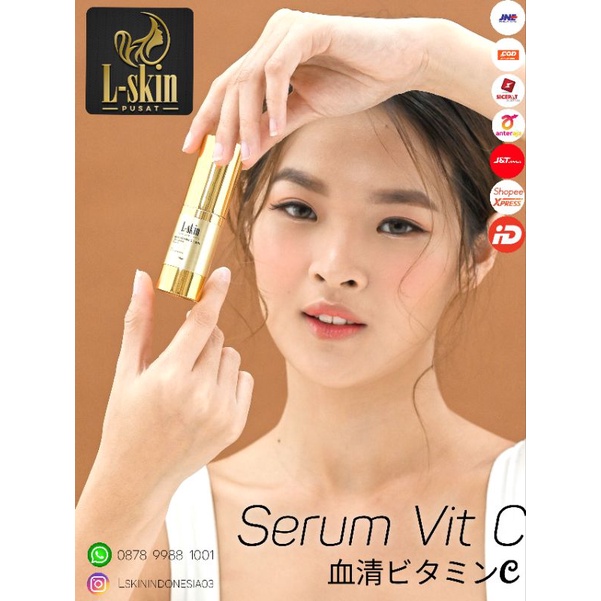 Jual Lskin Serum whitening VIT C Premium | Shopee Indonesia