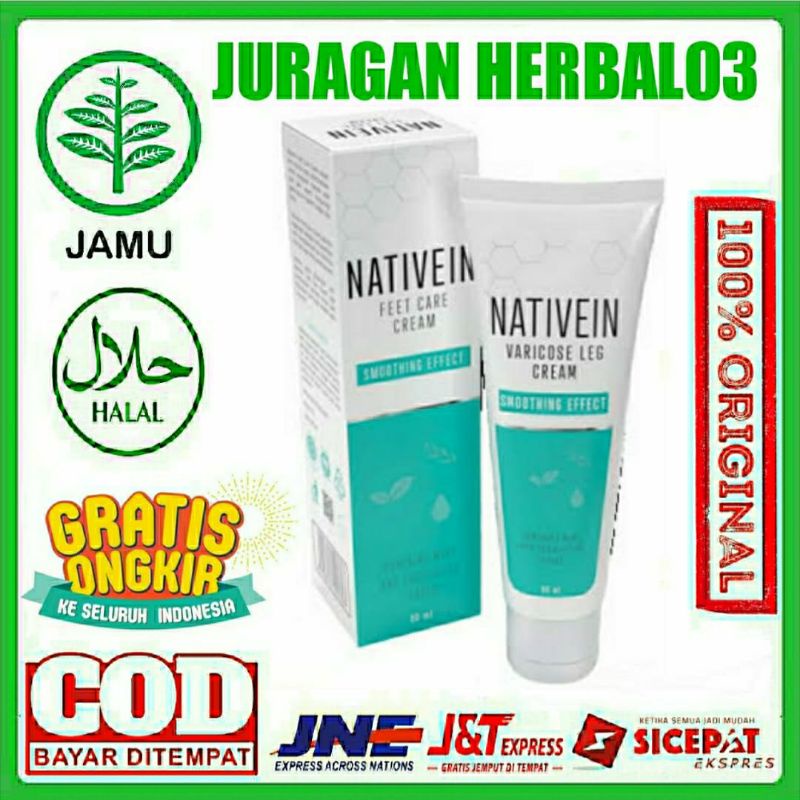 Jual Nativein asli 100% Original CREAM OBAT VARISES MEMPERKUAT DINDING PEMBULUH DARAH | Shopee ...