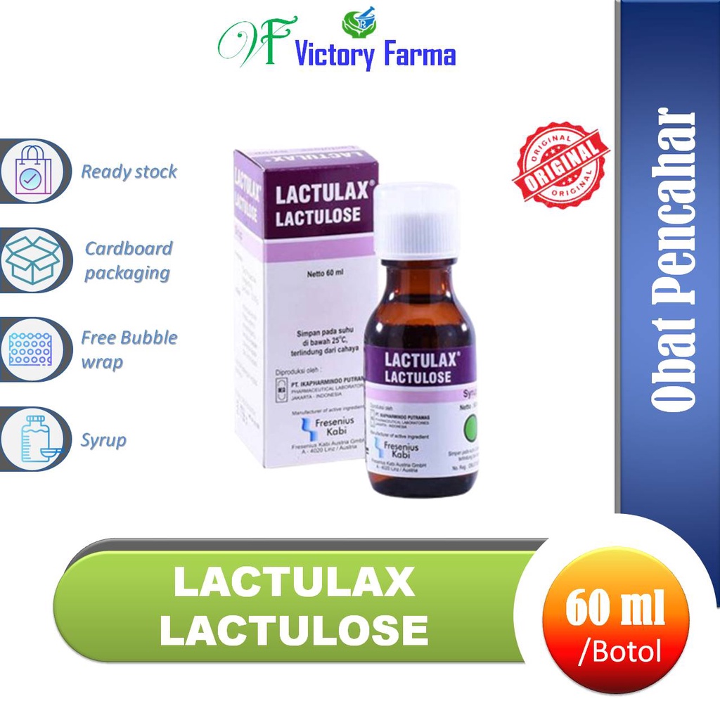 Jual Lactulax Lactulose Sirup 60 ml | Shopee Indonesia