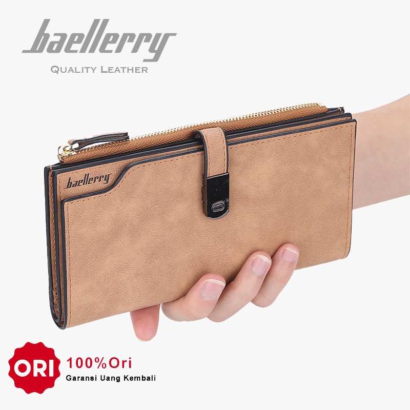 Jual BAELLERRY N2355 Dompet Wanita Panjang Dompet Handphone Bahan Kulit ...