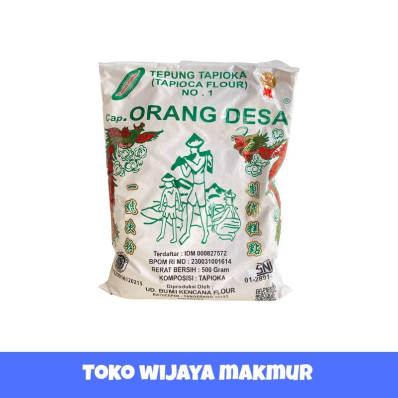 Jual Tepung Tapioka Cap Orang Desa 500GR | Shopee Indonesia