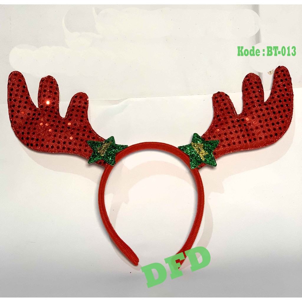 Jual Bando Tanduk / Bando Natal / Bando Tanduk Bintang (Kode : BT-013 ...