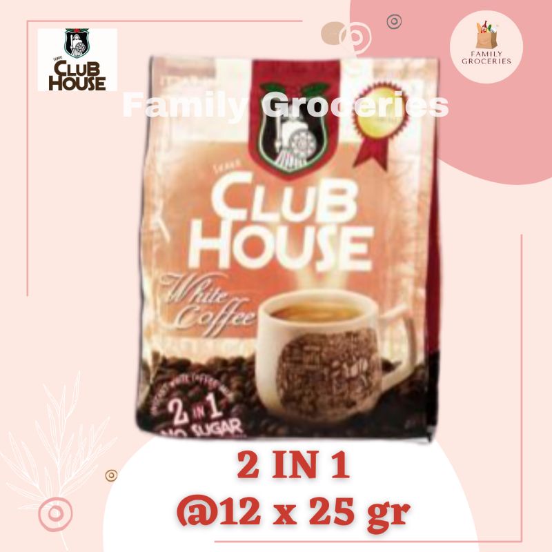 Jual Shake Club House 2 in 1 White Coffee Malaysia (Tanpa Gula ...