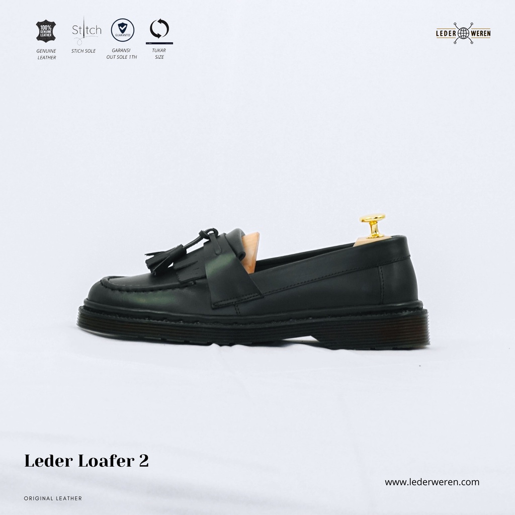 Jual Sepatu Loafer Pria Formal Casual - Leder Loafer 2 Profesional ...