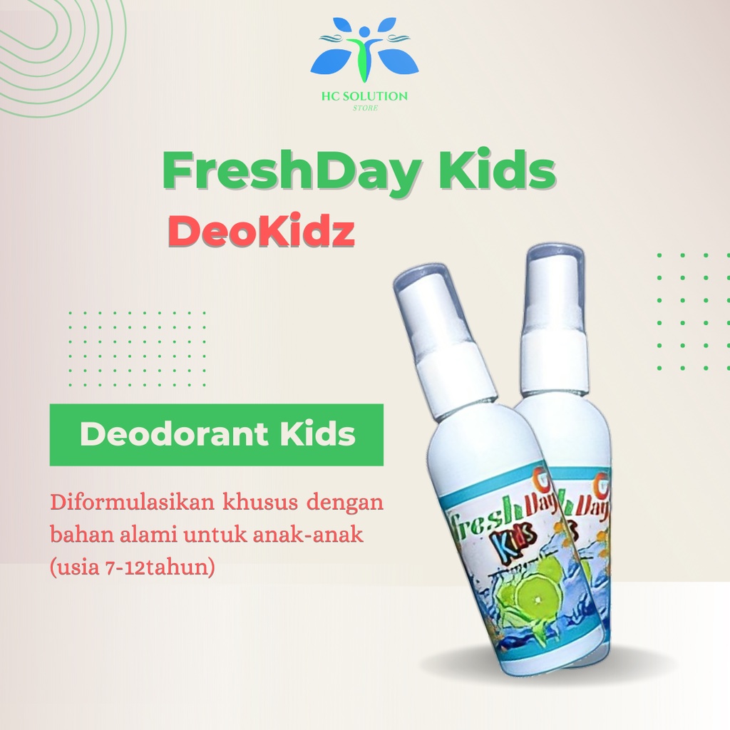 Jual Fresh Day Kids Deodorant Anak Spray 60 ml Natural Deo Kidz ...