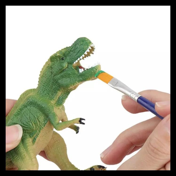 Jual Special Price Tyrex Dino Paint Kit Set Paket Melukis Dinosaurus ...