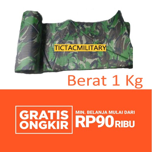 Jual MASUK 1 KILO - Tictac Matras Loreng Jatah TNI Militer Outdoor ...