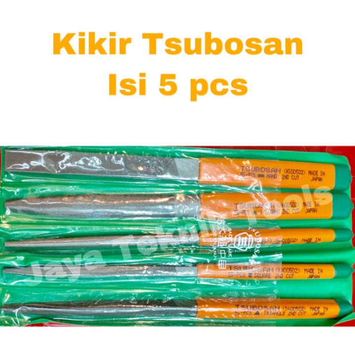 Jual Kikir Besi Tsubosan Set Jepang 5 pcs 2nd Cut 00502 | Shopee Indonesia